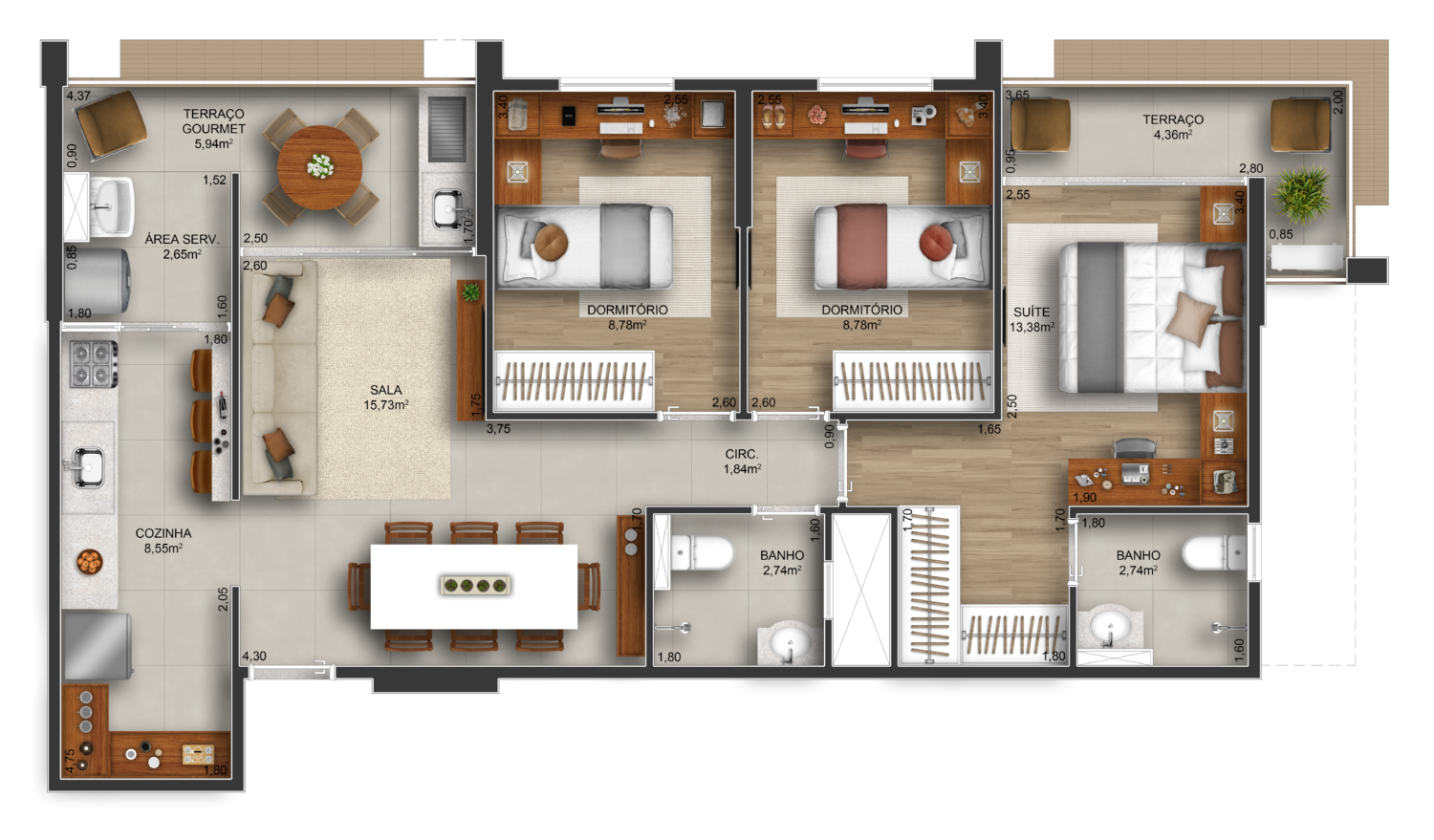 Glicério 135 Residencial - MGQ Construtora